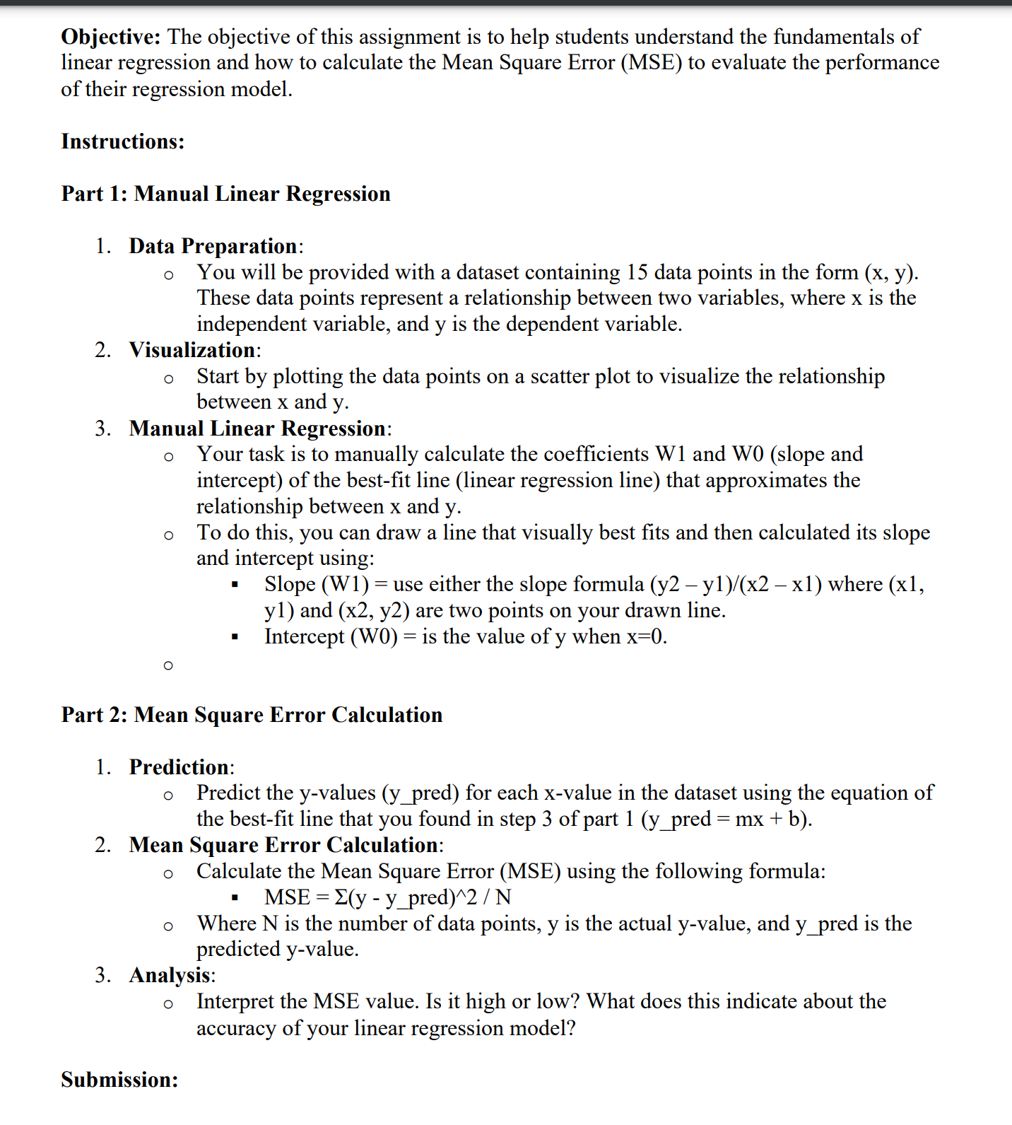 Solved - Please submit a report that includes the following: | Chegg.com