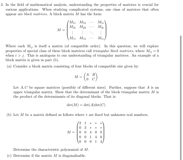 Solved In the field of mathematical analysis, understanding | Chegg.com