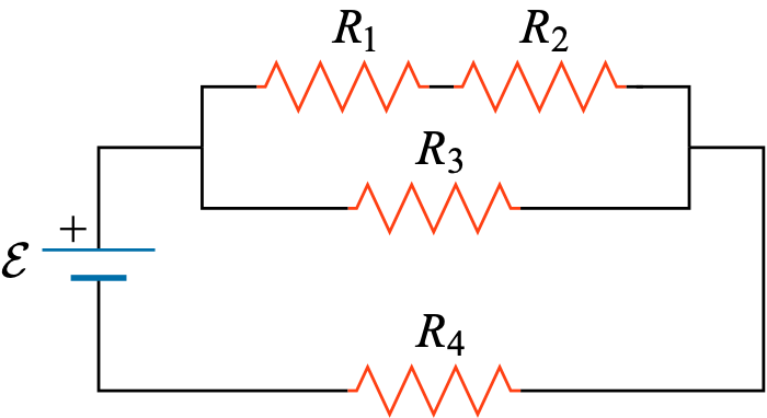 Solved ControlThe figure shows a network of four resistors | Chegg.com