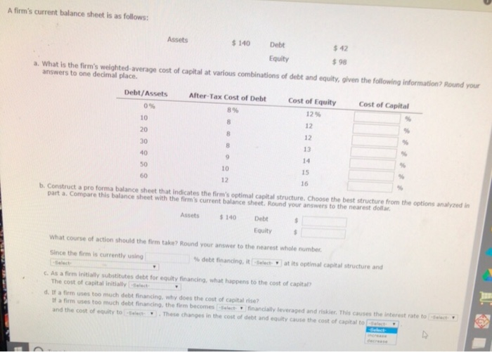 Solved First drop down- is/is not Second drop | Chegg.com