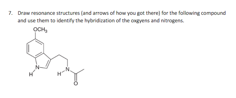 Solved Draw resonance structures (and arrows of how you got | Chegg.com