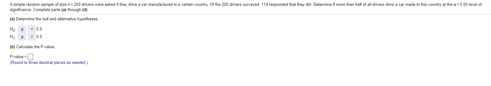 Solved A simple random sample of size n = 200 drivers were | Chegg.com