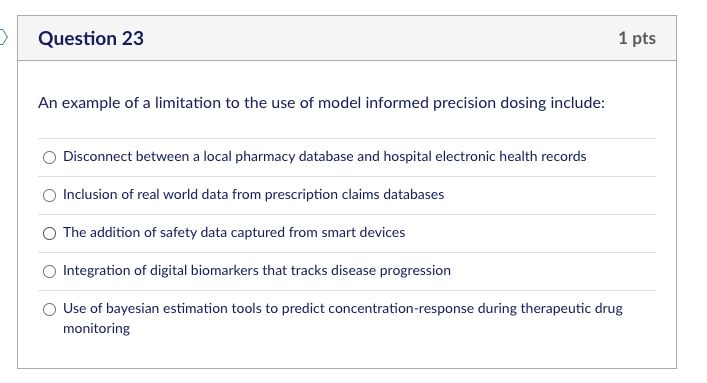 Solved An example of a limitation to the use of model | Chegg.com