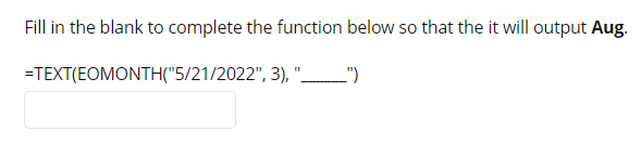 Solved Fill in the blank to complete the function below so | Chegg.com