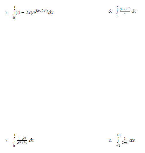 Solved Evaluate the integral. Answers should be in exact | Chegg.com