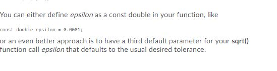 Solved The sqrt() function of a number can be calculated | Chegg.com