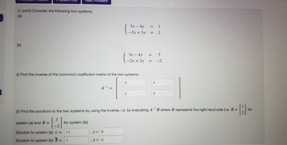 Solved FIUDICM LISU Next Problem (1 point) Consider the | Chegg.com