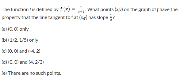 Solved The function fis defined by f () = 42. What points | Chegg.com
