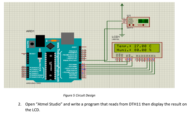 Solved U1 VDD DATA GND BD DHT11 ARD1 LCD1 LMO 16 Reset BTN | Chegg.com