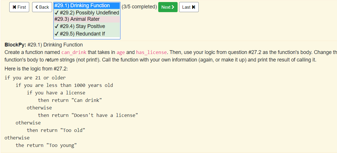 First Last #29.1) | Chegg.com