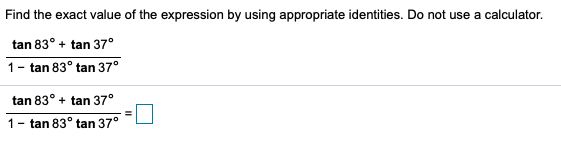Solved Find the exact value of the expression by using | Chegg.com
