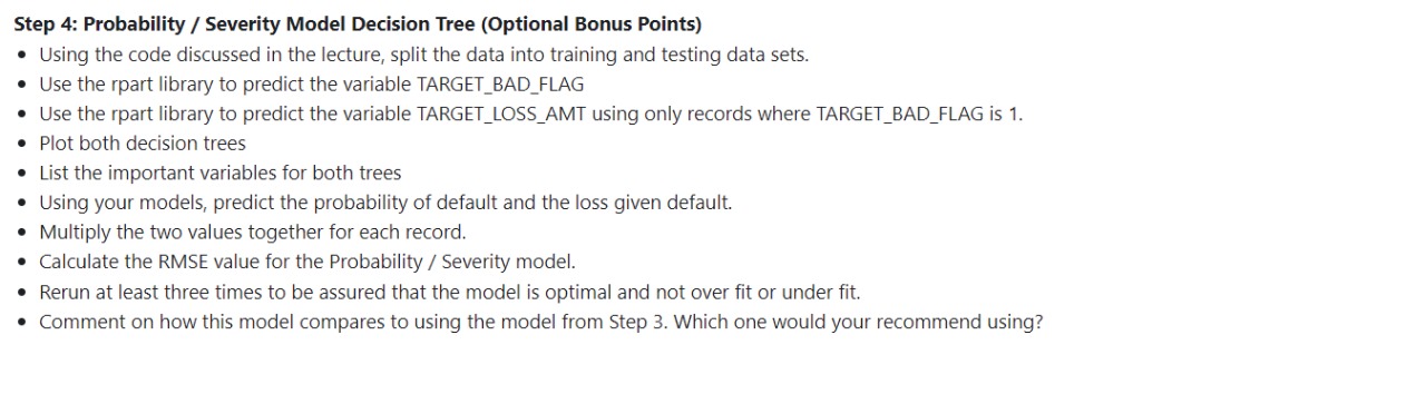 Step 2: Classification Decision Tree - Using the code | Chegg.com