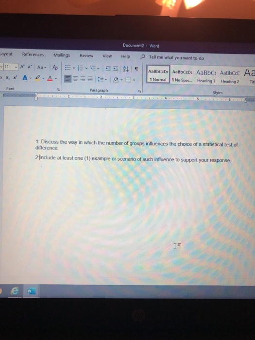 Solved Document2 Word Mailings erences Review View Help Tell | Chegg.com