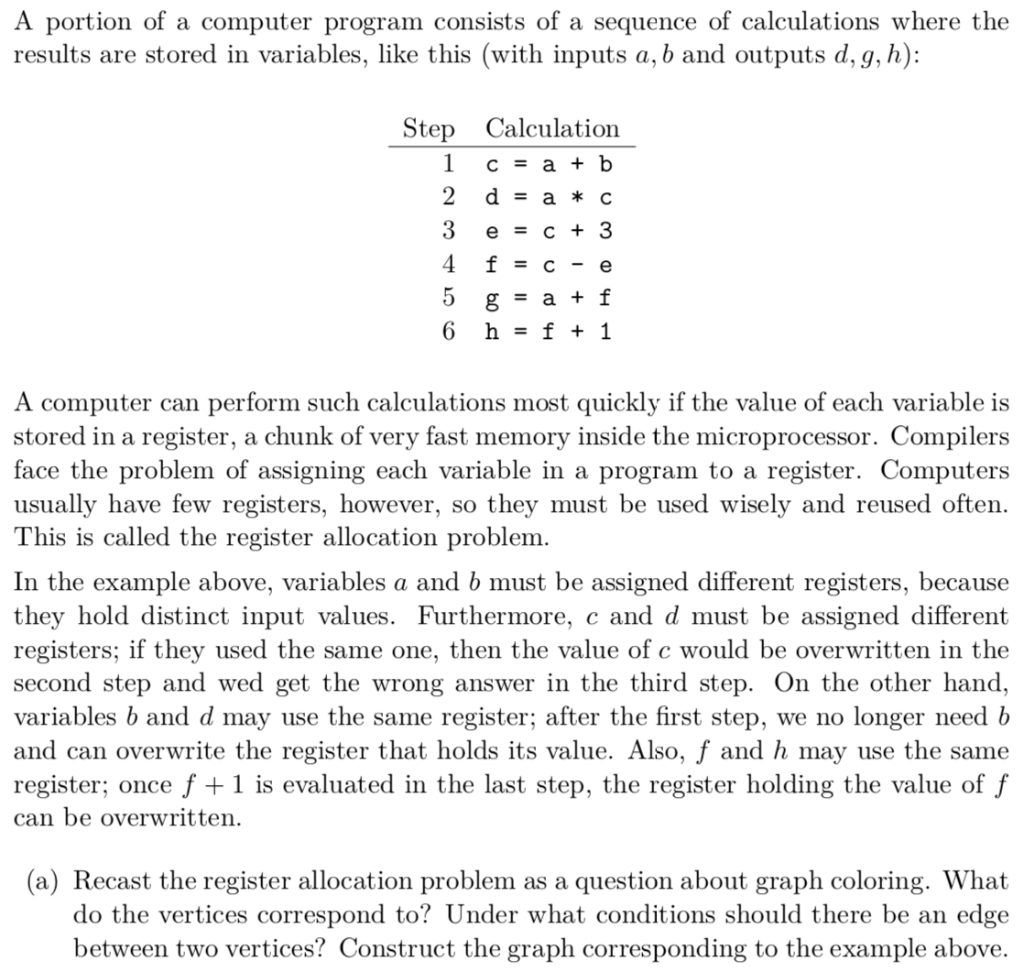 Solved A Portion Of A Computer Program Consists Of A