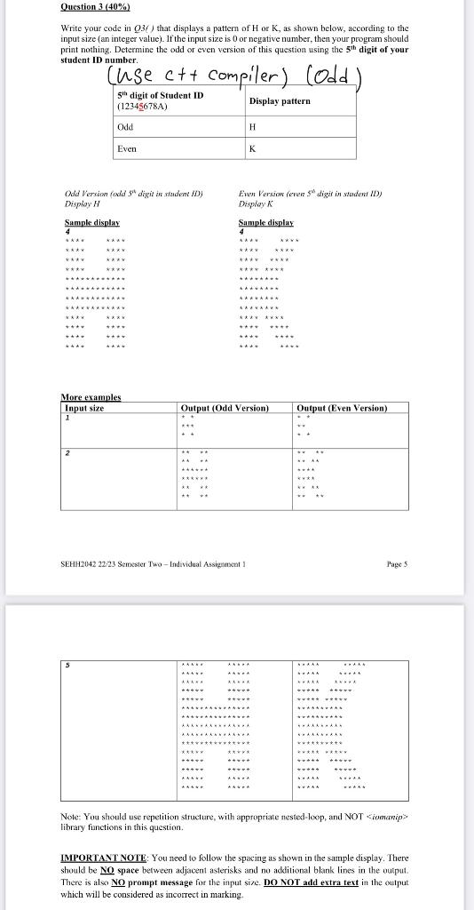 Solved Question 3(40\%) Write your code in Q3 () that | Chegg.com