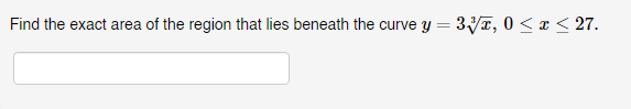 Solved Find the exact area of the region that lies beneath | Chegg.com
