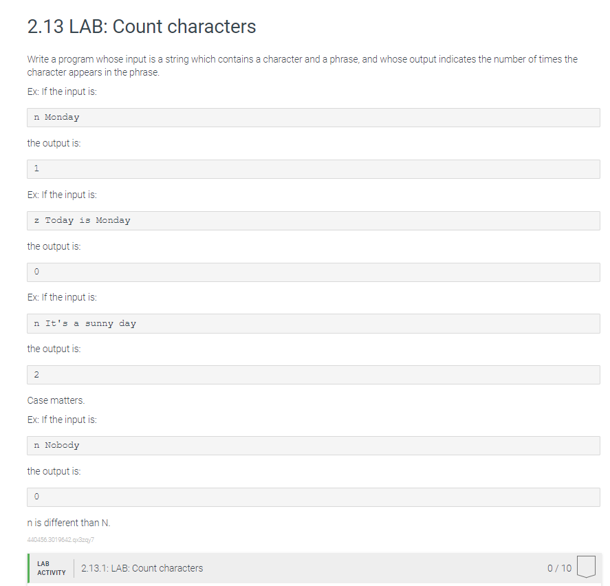 Solved Write a program whose input is a string which | Chegg.com