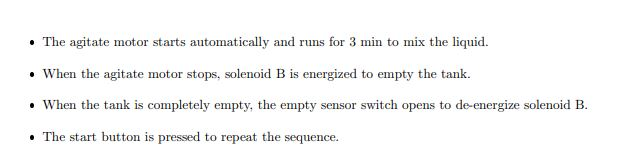 Solved Write the Ladder logic program to implement the | Chegg.com