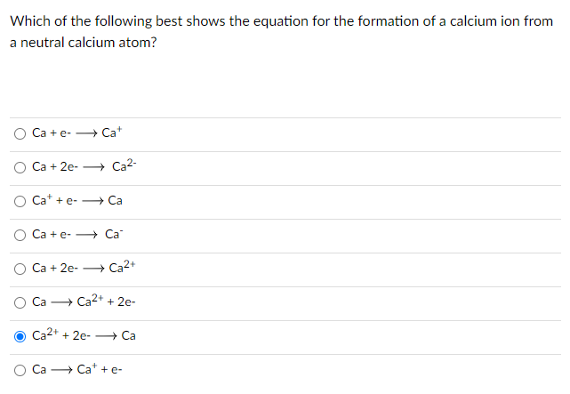 Solved Which of the following best shows the equation for | Chegg.com