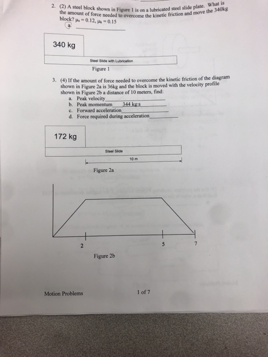 Solved 2. (2) A steel block shown in Figure I is on a | Chegg.com