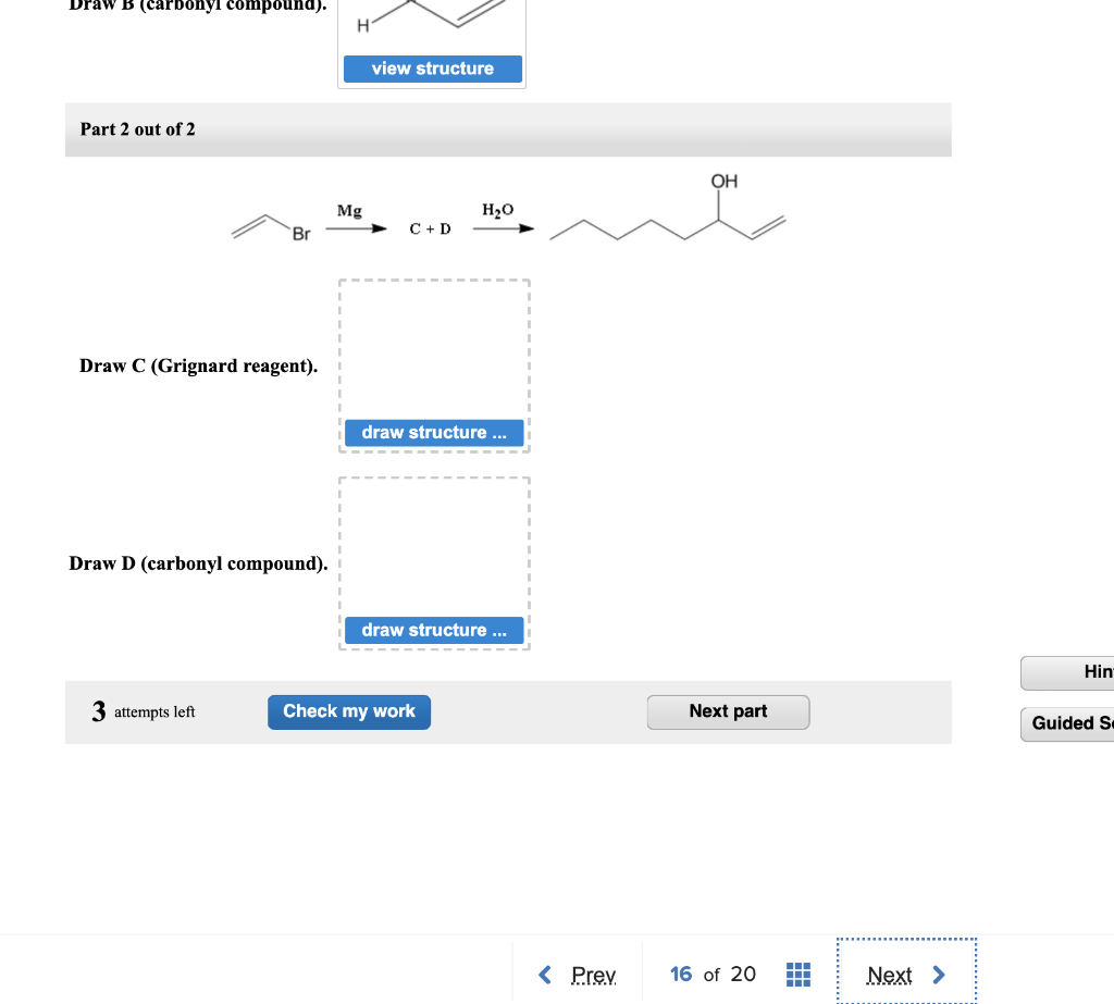 Solved 2 attempts left Check my work Click the "draw | Chegg.com