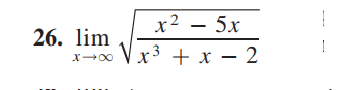 Solved Limits as x→∞ or x→−∞ The process by which we | Chegg.com