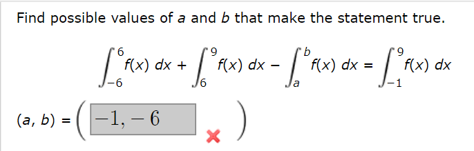 Solved Find possible values of a and b that make the | Chegg.com