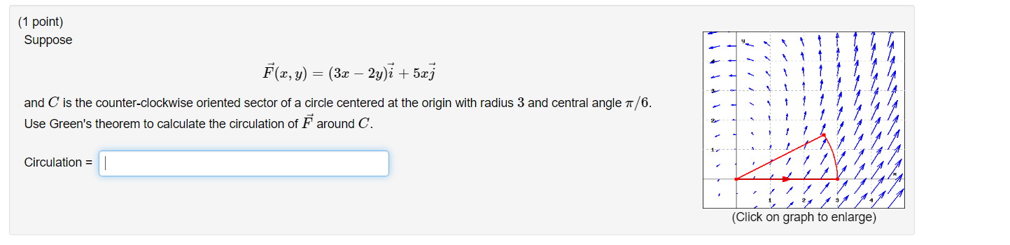 Solved F(x,y)=(3x−2y)i+5xj and C is the counter-clockwise | Chegg.com