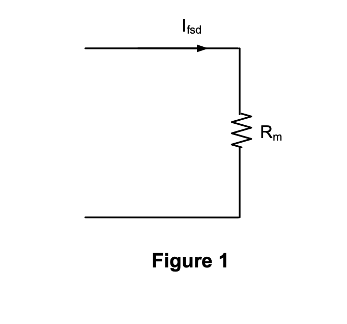 Solved Figure 1 shows the circuit for the basic dc meter | Chegg.com
