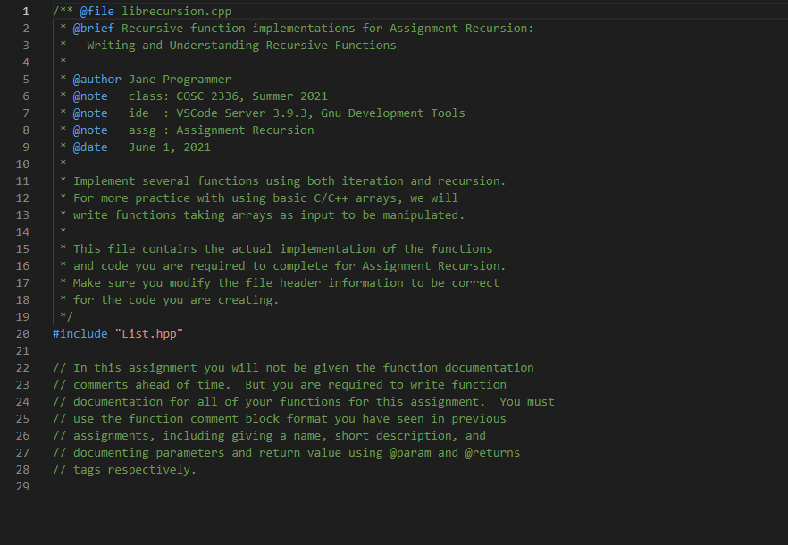 Solved х 28 37 List.hpp include > 6 List.hpp > ... class | Chegg.com
