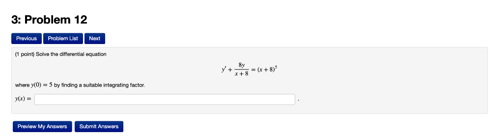 Solved 3 Problem 12 Previous Problem Listnext 1 Point 
