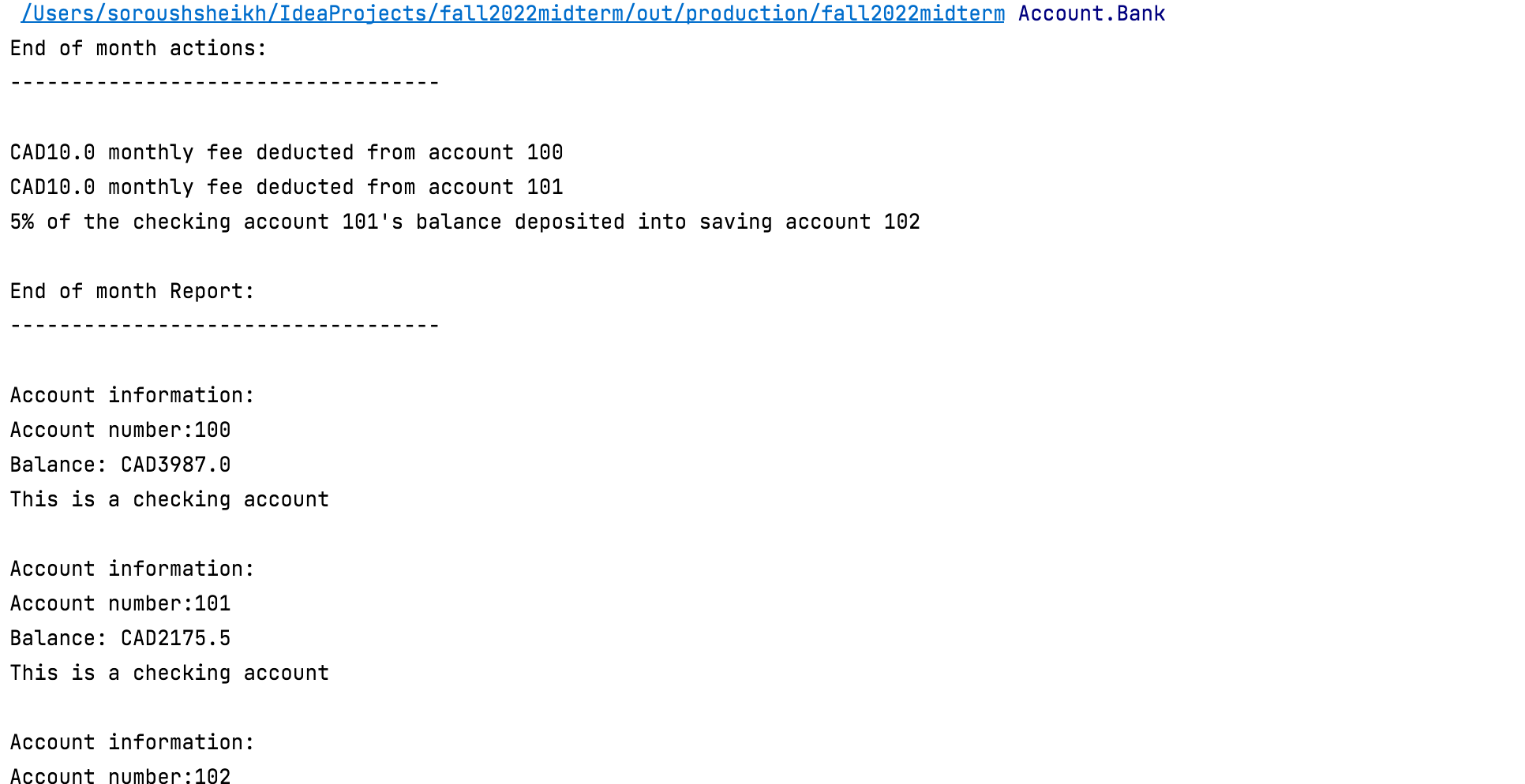 Solved package Account;public abstract class Account { | Chegg.com