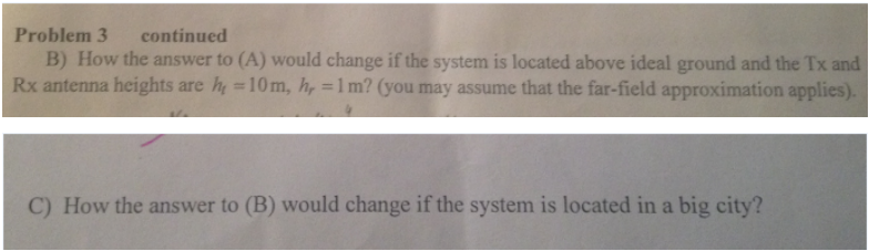 Solved Problem 330 Points Consider A Wireless System When 8451