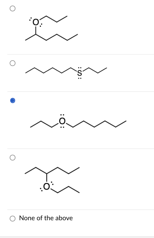 Solved What is the structural formula for 1-propoxyhexane? | Chegg.com