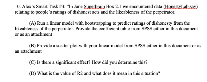 10. Alex's Smart Task #3: “In Jane Superbrain Box 2.1 | Chegg.com