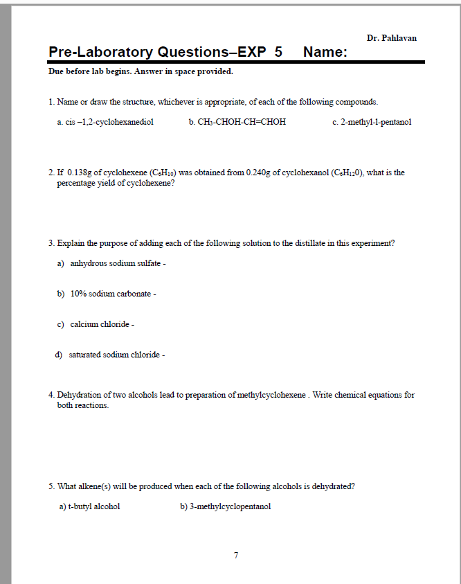 Solved 1. Name or draw the structure, whichever is | Chegg.com