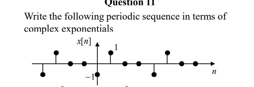 Solved Question II Write the following periodic sequence in | Chegg.com