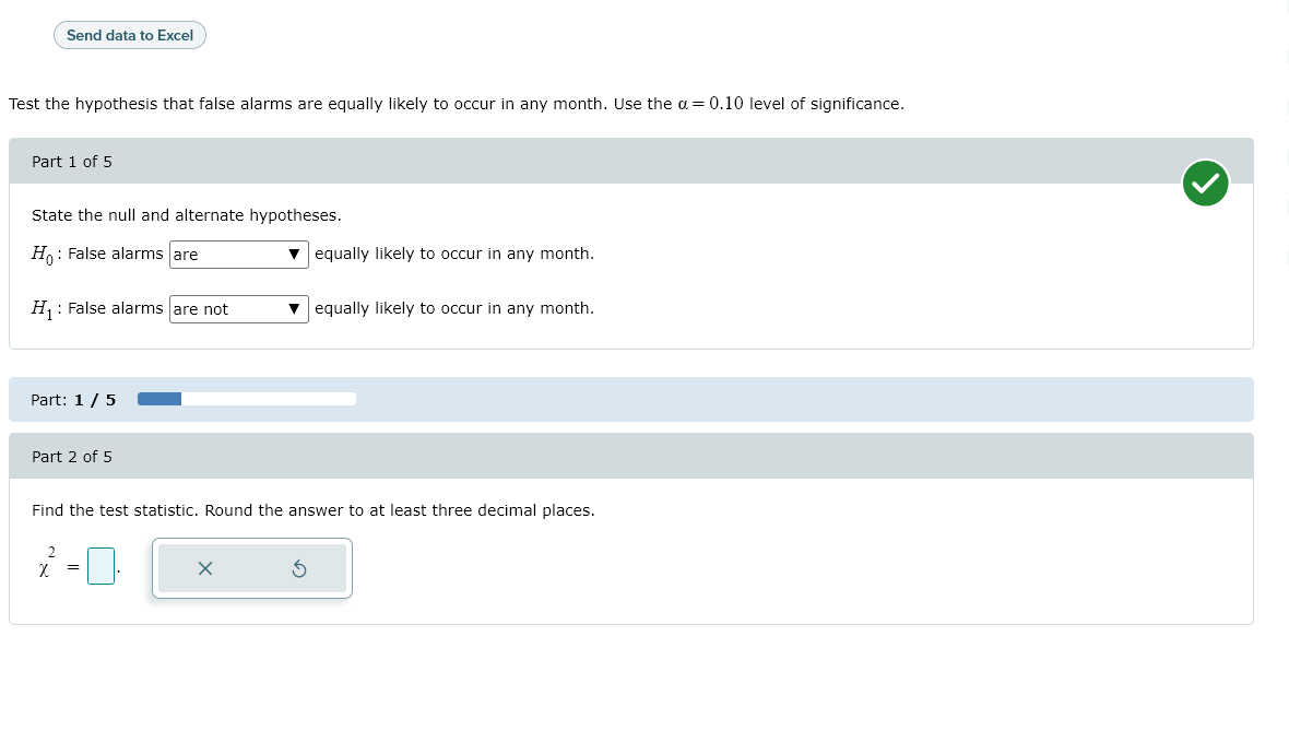 Solved alse alarm: The numbers of false fire alarms were | Chegg.com