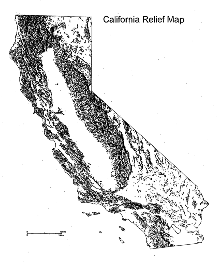 PHYSICAL GEOGRAPHY CALIFORNIA MAPPING ASSIGNMENT | Chegg.com