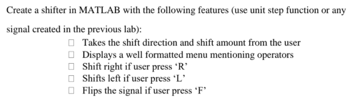 Solved Note:Task of Matlab,\: 1. It should be noted that the | Chegg.com