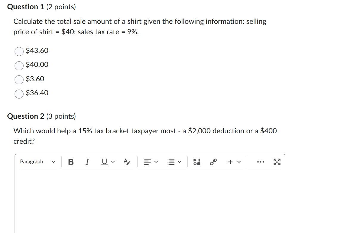 Solved Calculate the total sale amount of a shirt given the | Chegg.com