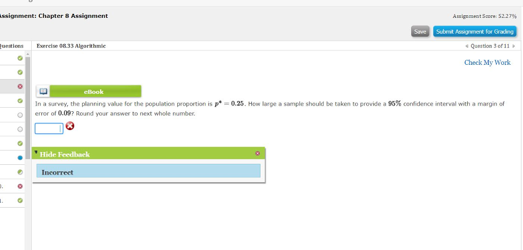 Solved ssignment: Chapter 8 Assignment Assignment Score: | Chegg.com Solved ssignment: Chapter 8 Assignment Assignment Score: | Chegg.com