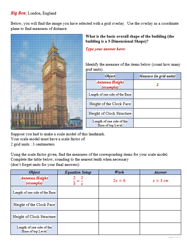 Big Ben; London, England Below, you will find the | Chegg.com