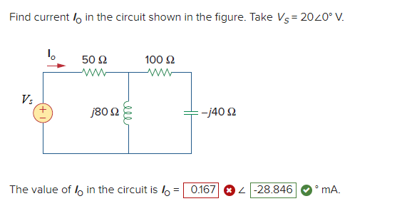Solved Find current IO in the circuit shown in the figure. | Chegg.com