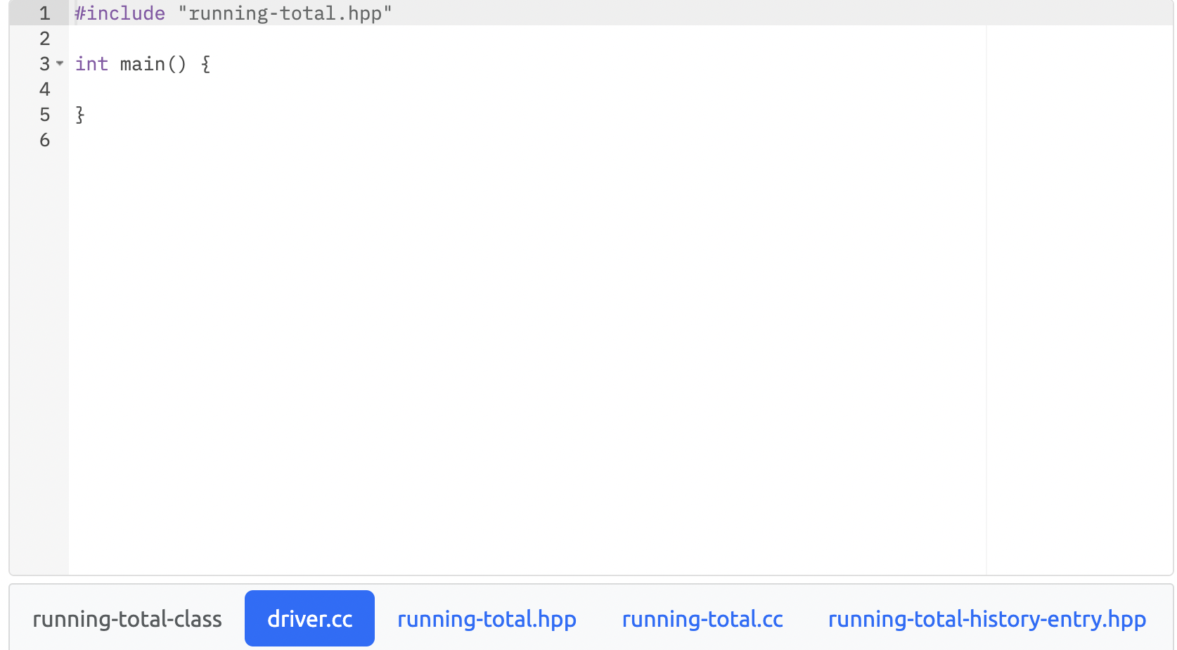 Solved Define the class Runningtotal according to the | Chegg.com
