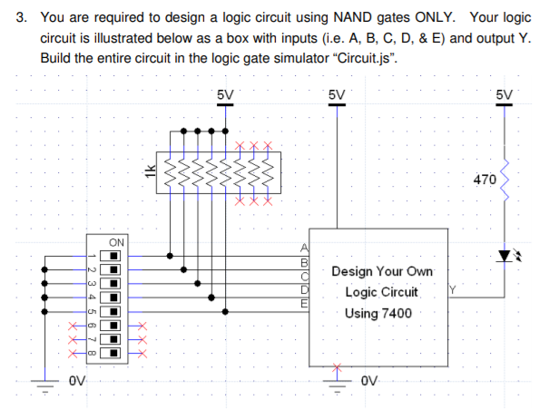 Solved 3. You are required to design a logic circuit using | Chegg.com