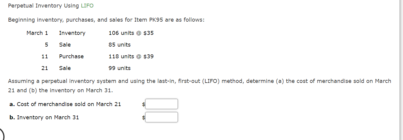 Solved Periodic Inventory Using FIFO, LIFO, and Weighted | Chegg.com