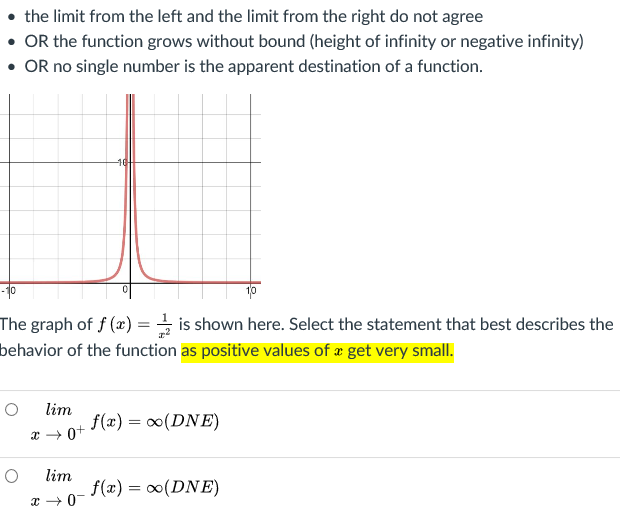 Solved the limit from the left and the limit from the right | Chegg.com