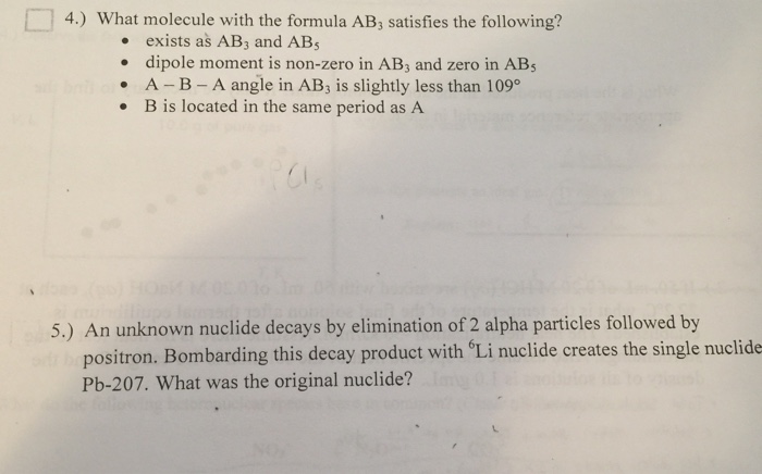 Solved What molecule with the formula AB_3 satisfies the | Chegg.com
