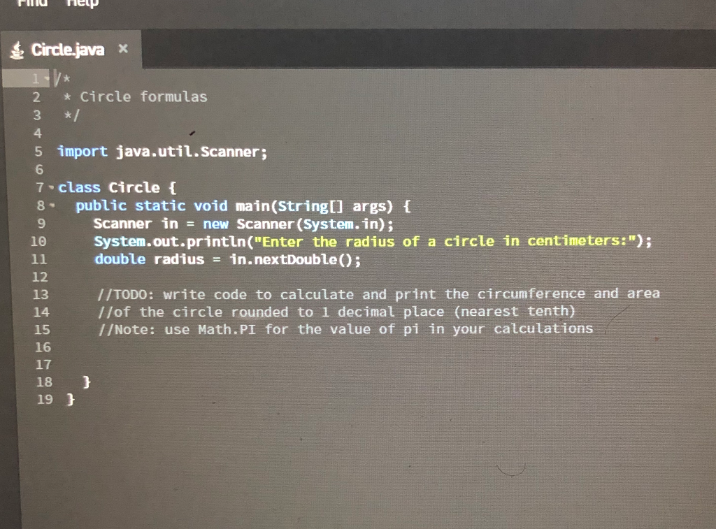 Solved Complete the program to calculate and print the | Chegg.com